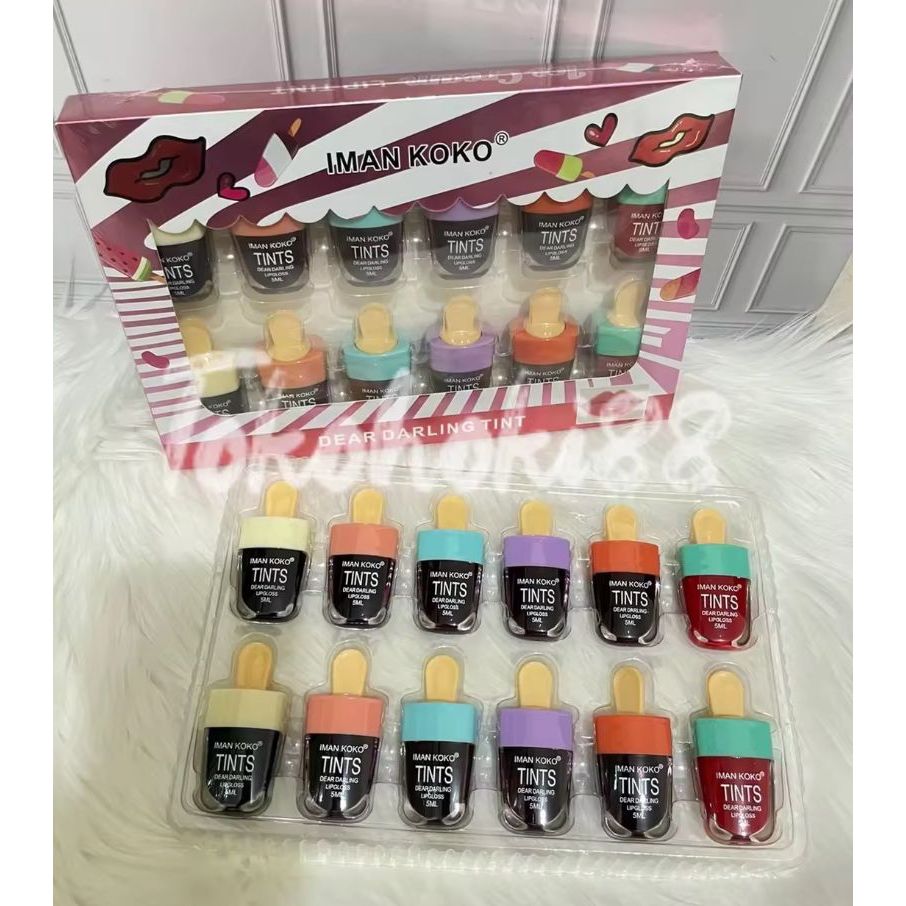 Jual [SET ISI 12] Liptint Iman Koko Jelly Ice Cream | Shopee Indonesia