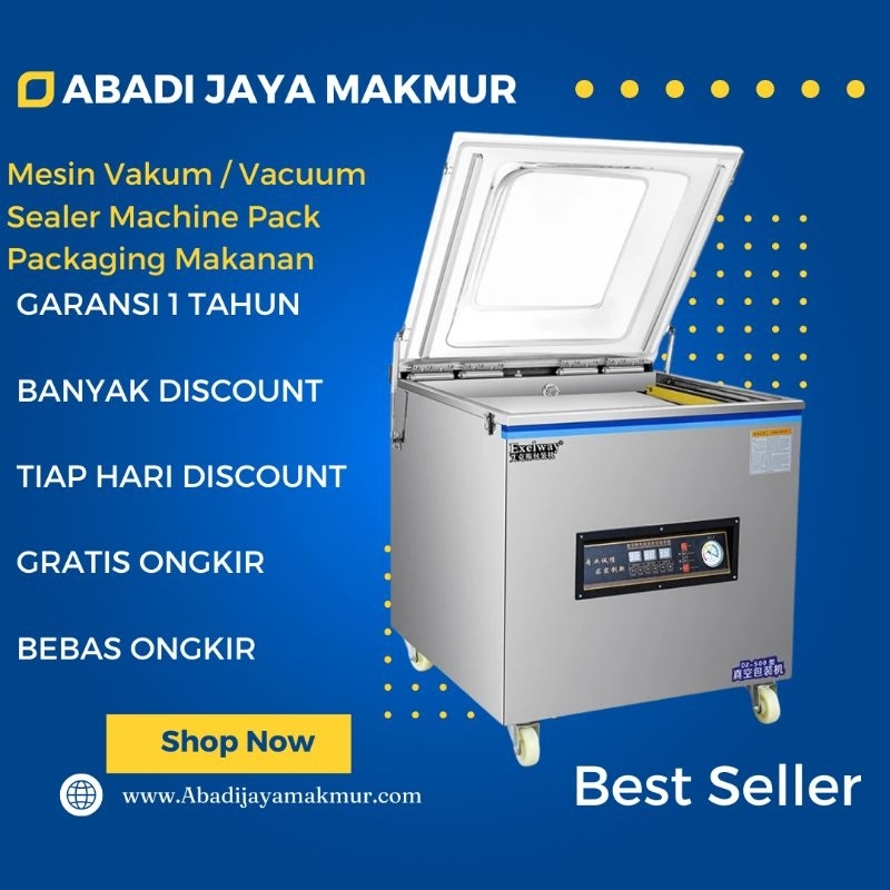 Jual Mesin Vakum Tipe-TB Meja / Vacuum Sealer Pack Machine Food Table ...