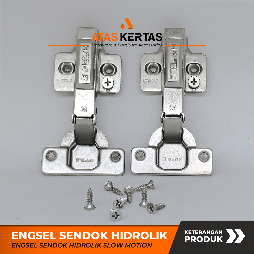 Jual engsel sendok slow motion HAFELE / engsel lemari kabinet kitchen ...