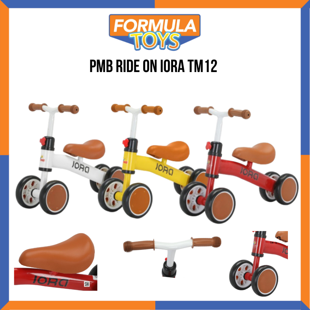 Jual SEPEDA MAINAN ANAK PMB RIDE ON IORA TM12 | Shopee Indonesia