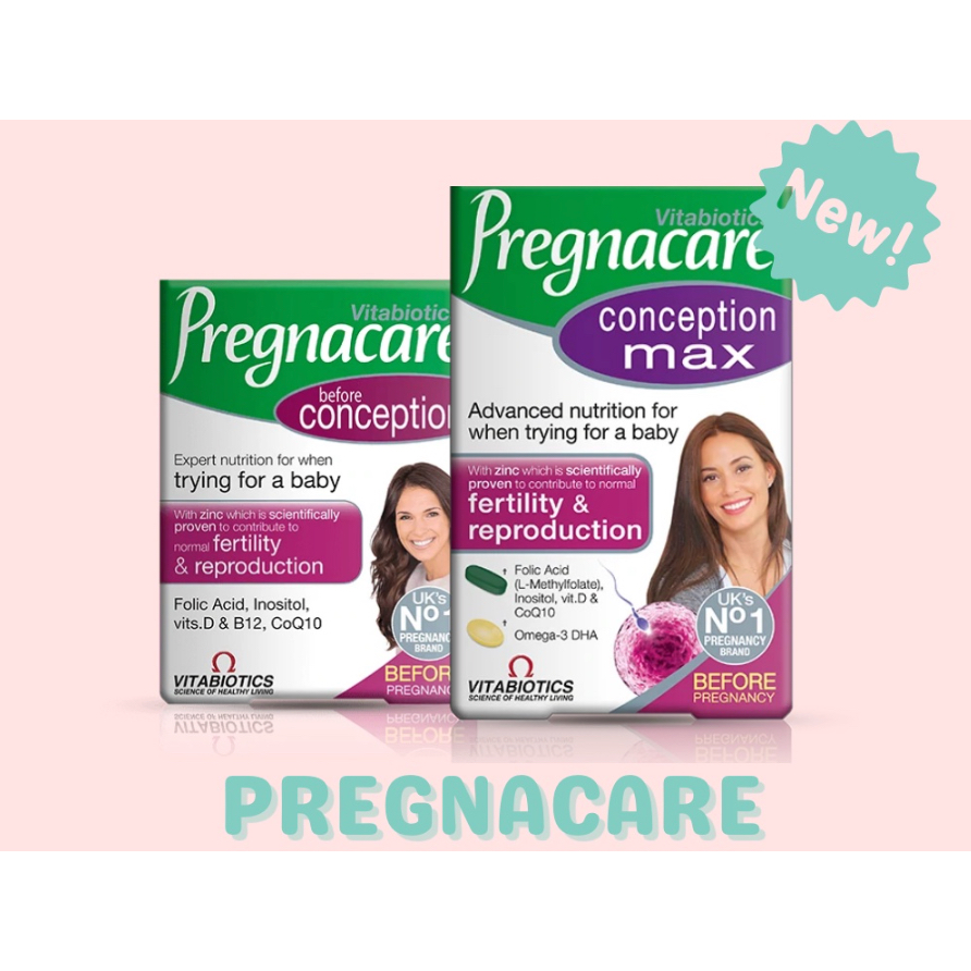 Jual Vitabiotics Pregnacare Conception Max- 30 Tablets | Shopee Indonesia
