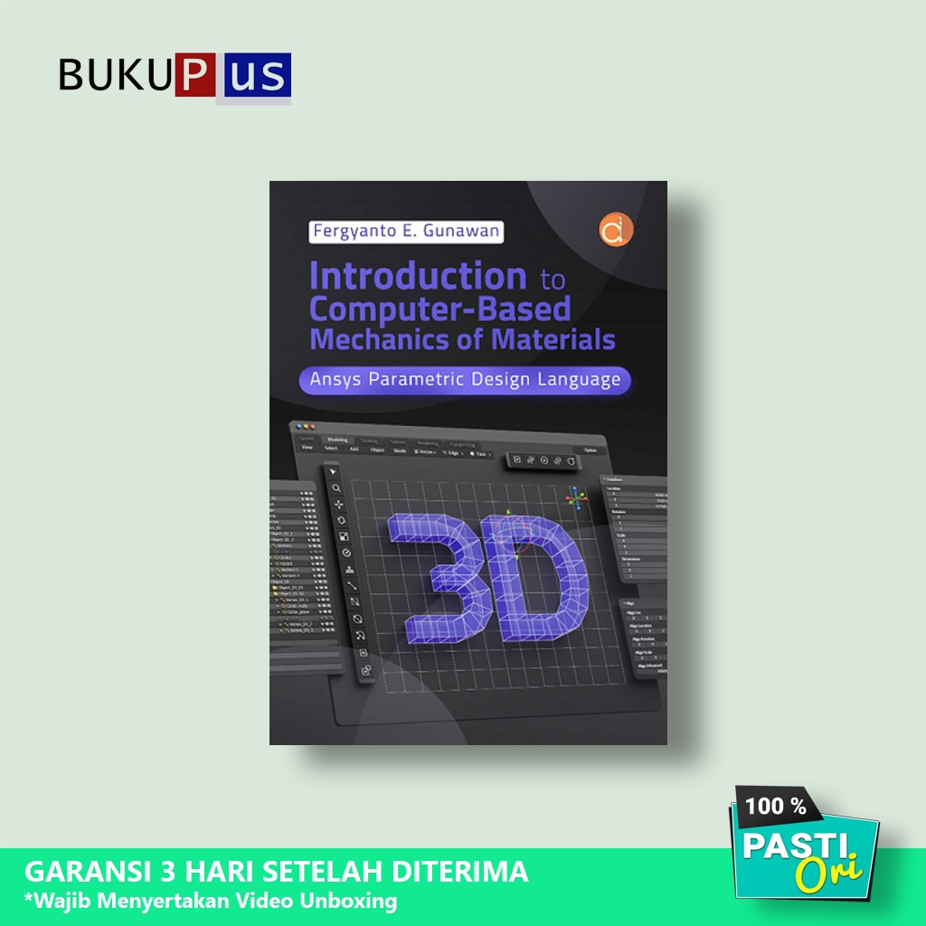 Jual Buku Introduction to Computer-Based Mechanics of Materials: Ansys Parametric Design ...