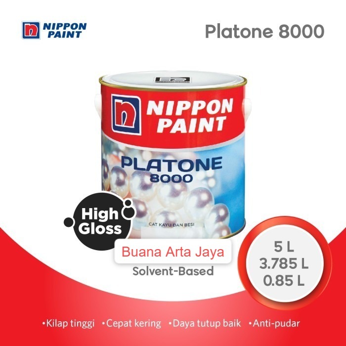 Jual Nippon Paint Platone 8000 Cat Besi Dan Kayu CUSTOM WARNA - 2,5 ...
