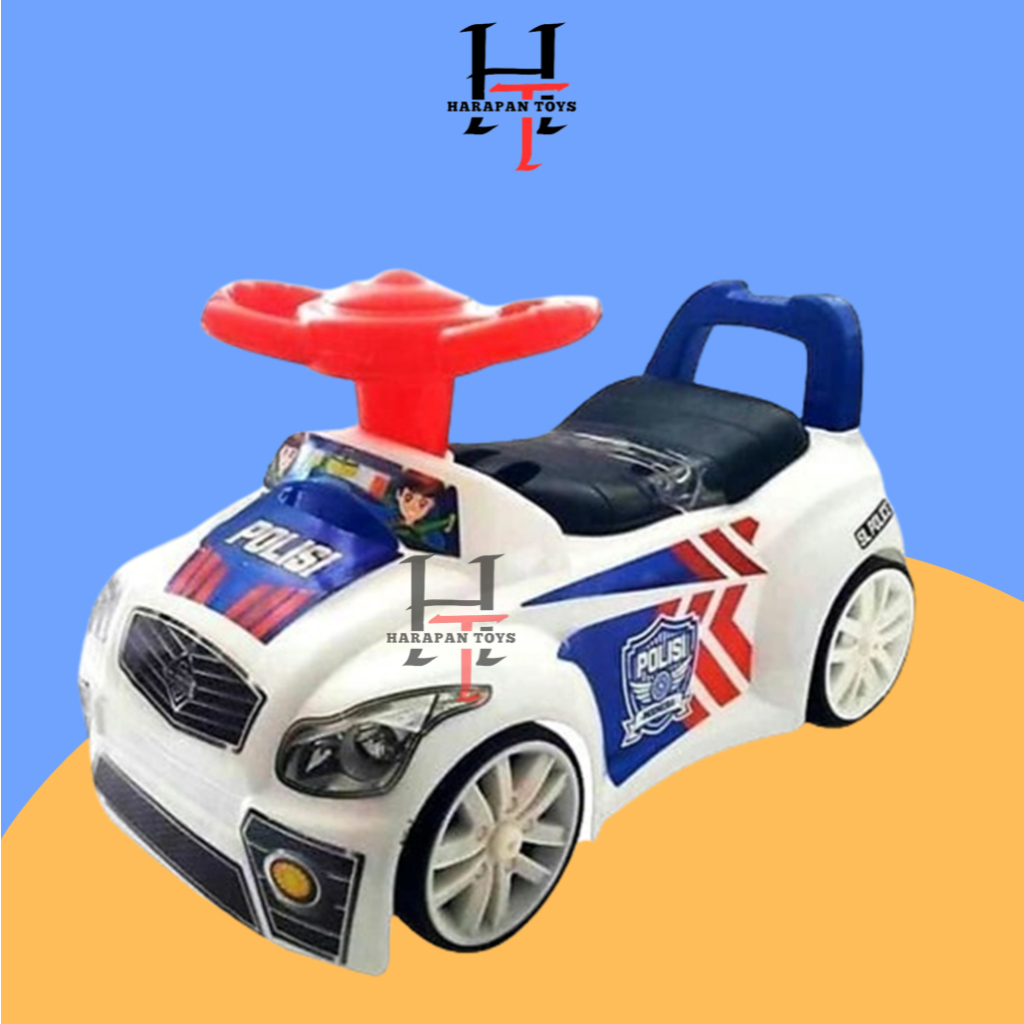 Jual Mainan Mobil Dorong Polisi/ Mainan Anak Mobil/ MAINAN MOBIL DUDUK ...