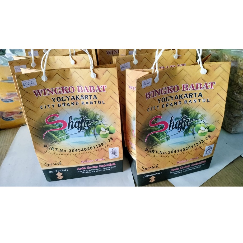 Jual Wingko Babad Wingko Babat Asli Cap Shafa Produksi Bantul Jogja Isi ...