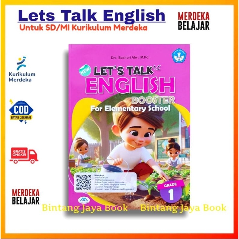 Jual Buku Lets Talk English Booster Kelas 1 - Lets Talk English Kelas 1 Kurikulum Merdeka Oleh ...