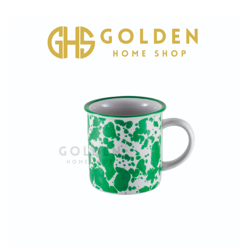 Jual GHS - Mug Jadul Burik 300ML Polkadot Keramik Merah Hijau Biru ...