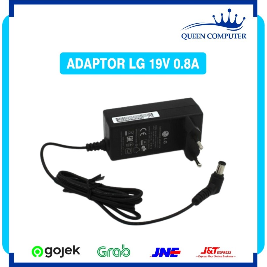 Jual Adaptor LCD LED Monitor LG 19V 0.8A Original Kabel Power AC Adaptor LG 19V 0.8A | Shopee ...