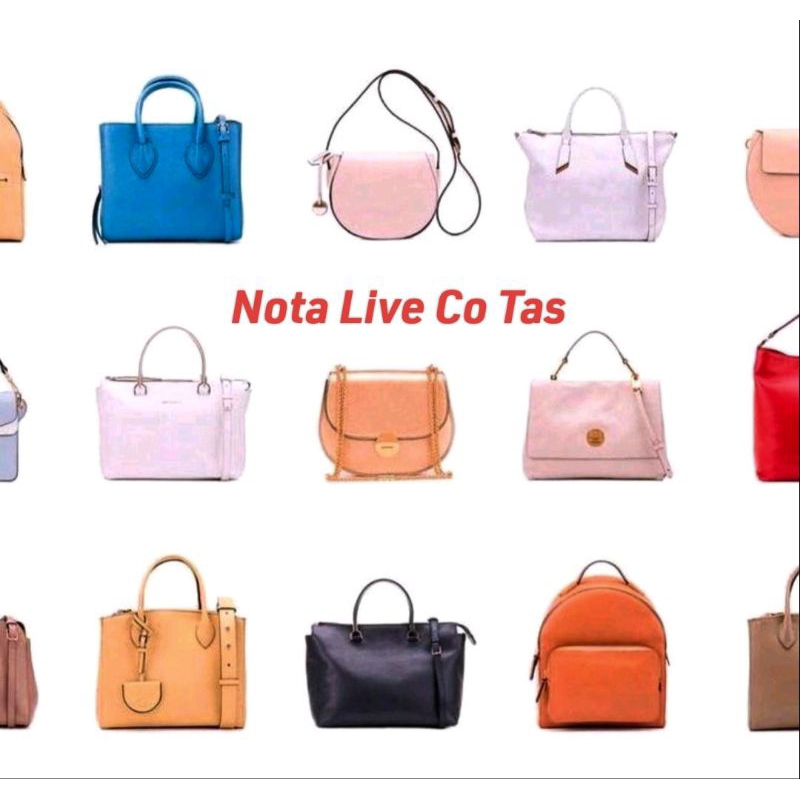 Jual NOTA CHECKOUT LIVE STREAMING TAS WANITA | Shopee Indonesia