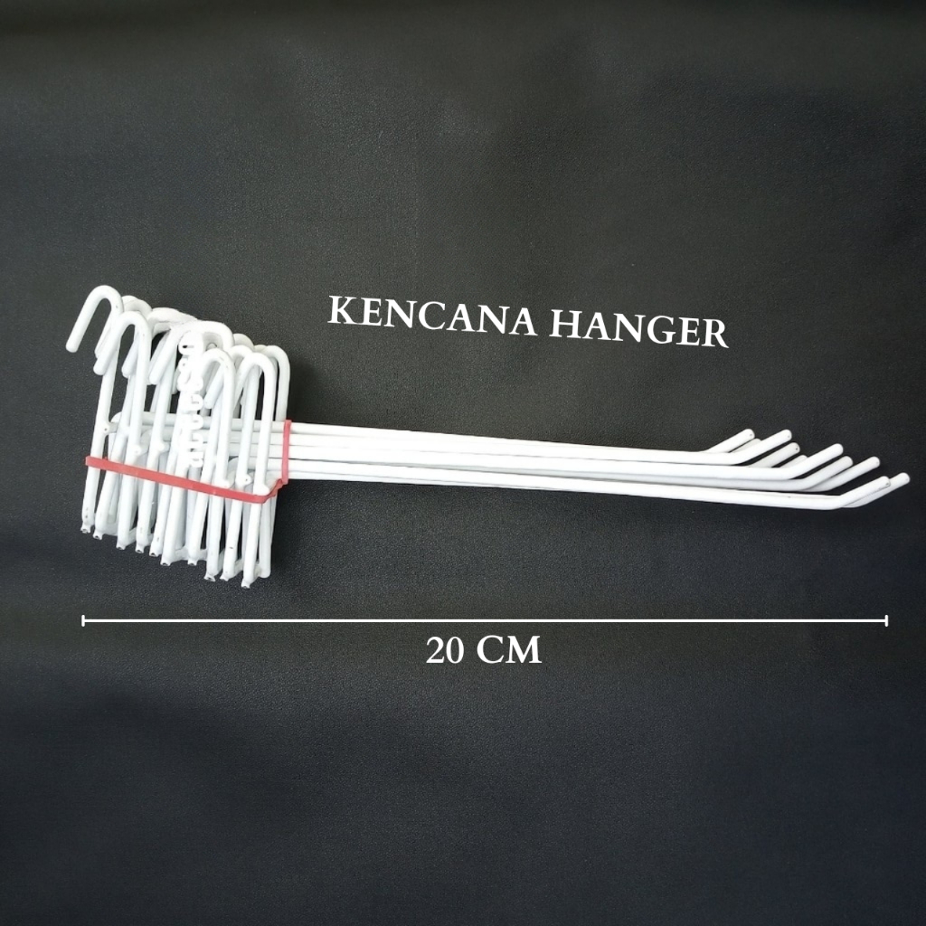 Jual (10 PCS ) Gantungan Aksesoris Hook RAM 20 CM PUTIH | Display ...