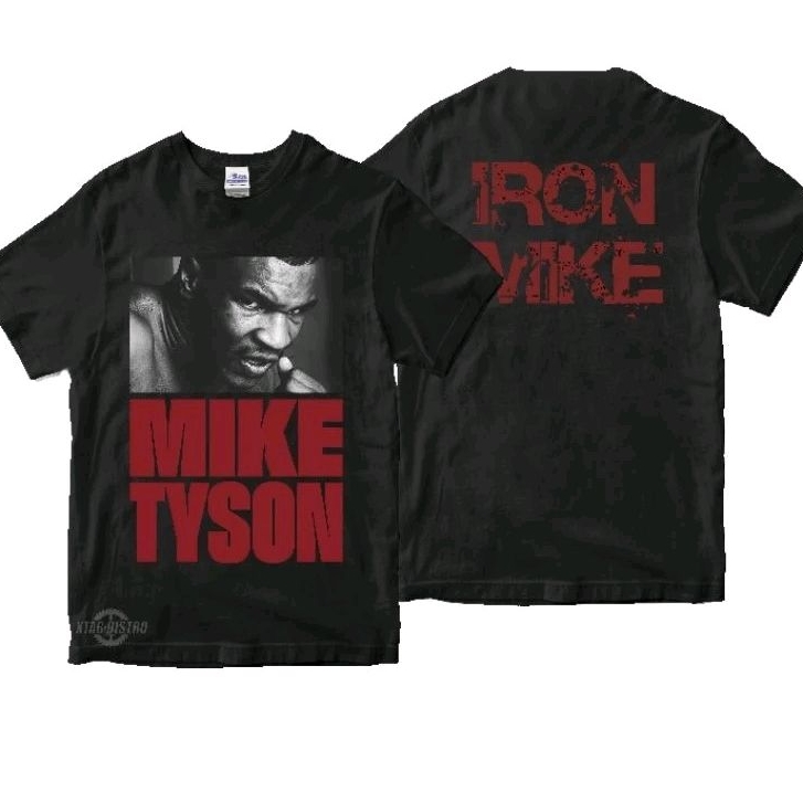 Jual Kaos MIKE TYSON IRON MIKE VOL3 kaos tokoh boxing rap tees | Shopee ...
