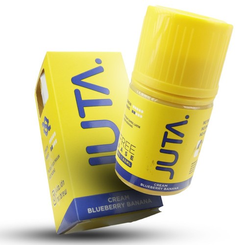 Jual LIQUID JUTA CREAM BLUEBERRY BANANA 60ML FREEBASE AUTHENTIC BY RSR ...