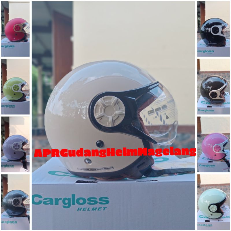 Jual Helm Cargloss Hijab YRH Original 100% Warna Krem Avorio Naide ...