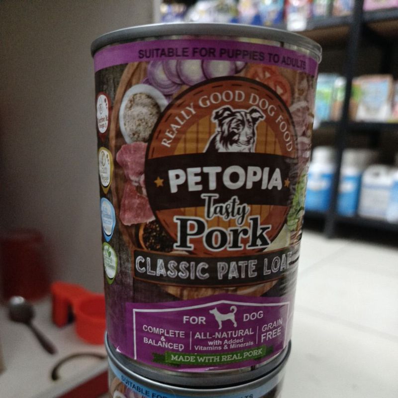 Jual Petopia dog kaleng Pork 380g | Shopee Indonesia
