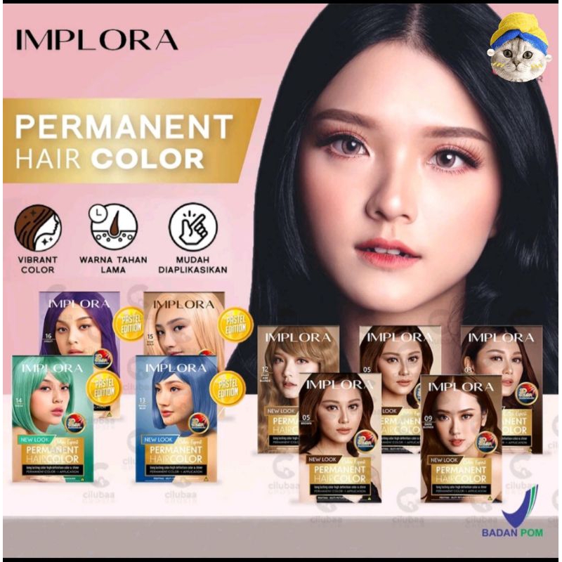 Jual IMPLORA HAIR COLOR - PEWARNA RAMBUT IMPLORA- pirang rambut ...