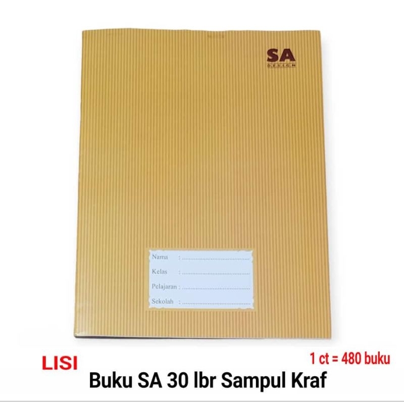 Jual Buku Tulis Murah Merek SA Isi 30 Lembar (Isi 10 Buku) | Shopee ...