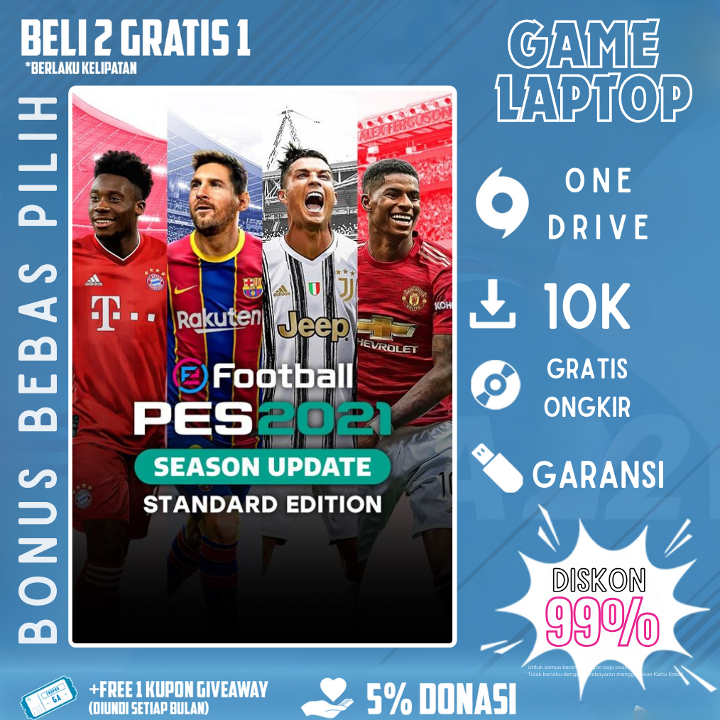 Jual [BELI 2 GRATIS 1] PES 2021 - PRO EVOLUTION SOCCER 2021 - PES 21 ...