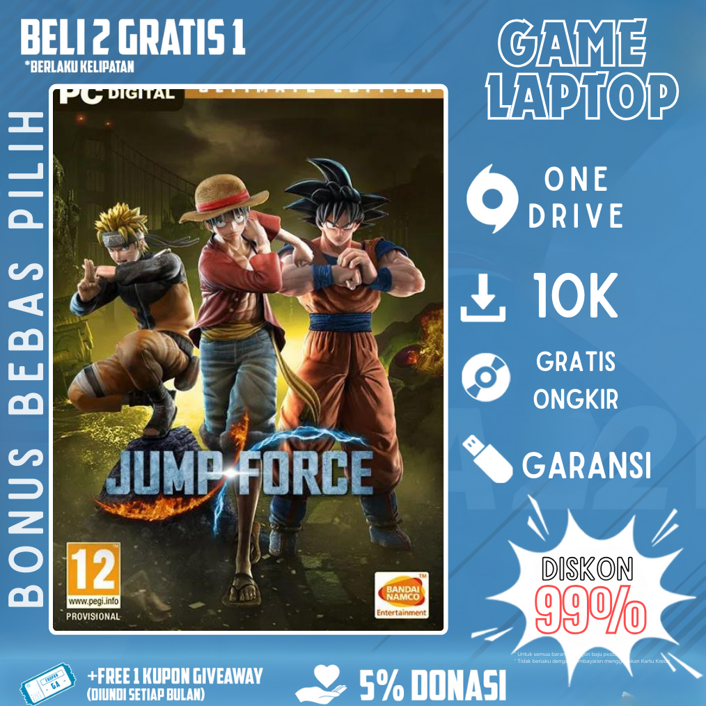 Jual JUMP FORCE - LINK DOWNLOAD - GAME PC - GAME LAPTOP - GAME OFFLINE | Shopee Indonesia