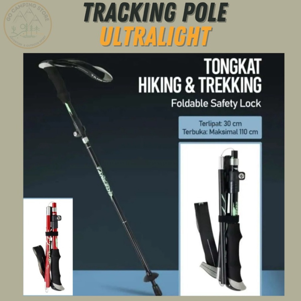 Jual Trekking Pole Ultralight Tracking Pole Naturhike Tongkat Pendaki ...