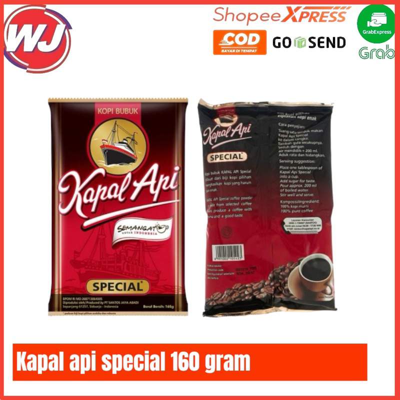 Jual KAPAL API SPECIAL BAG 165 GR | Shopee Indonesia