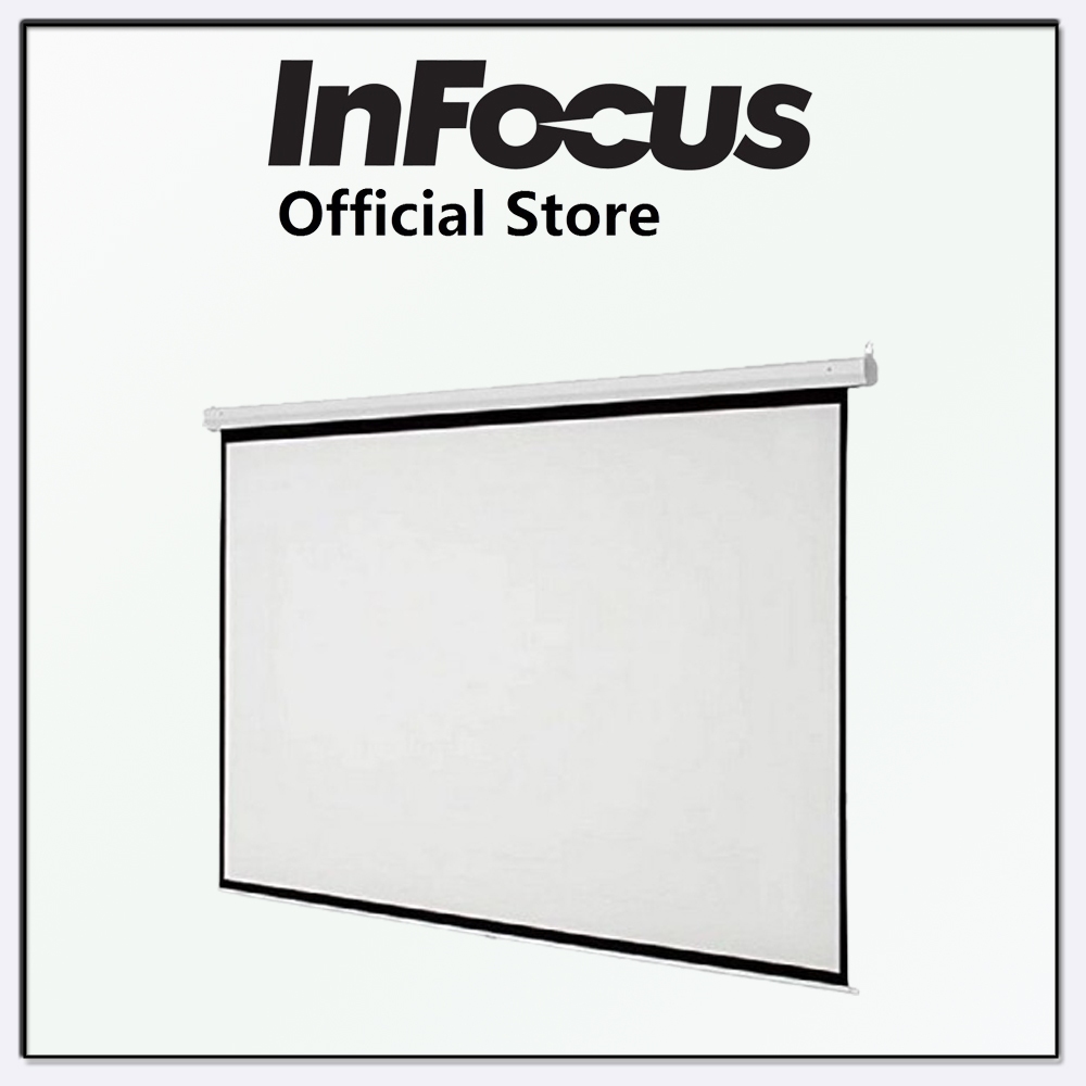 Jual ALPHA Layar Manual 84" (Screen Projector Wall 84") | Shopee Indonesia