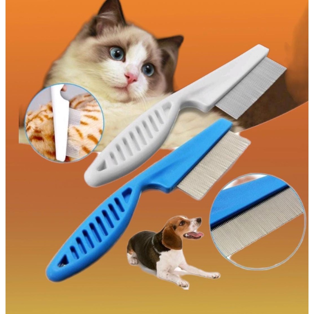 Jual Sisir Kutu Hewan - Sisir Serit Kutu Kucing Anjing | Shopee Indonesia