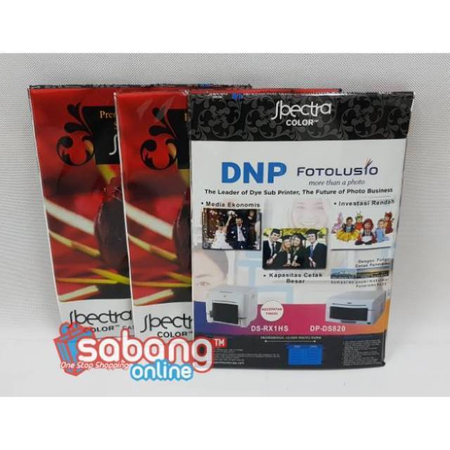Jual 1 DUS PAPER SPECTRA 210 230 GSM / KERTAS FOTO SPECTRA 50 PACK ...