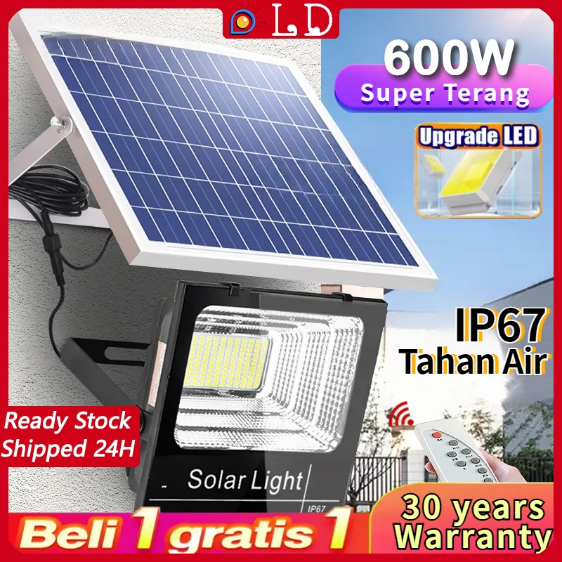 Jual [COD] New Lampu Sorot Solar Cell /600 Watt Lampu Led Tenaga ...