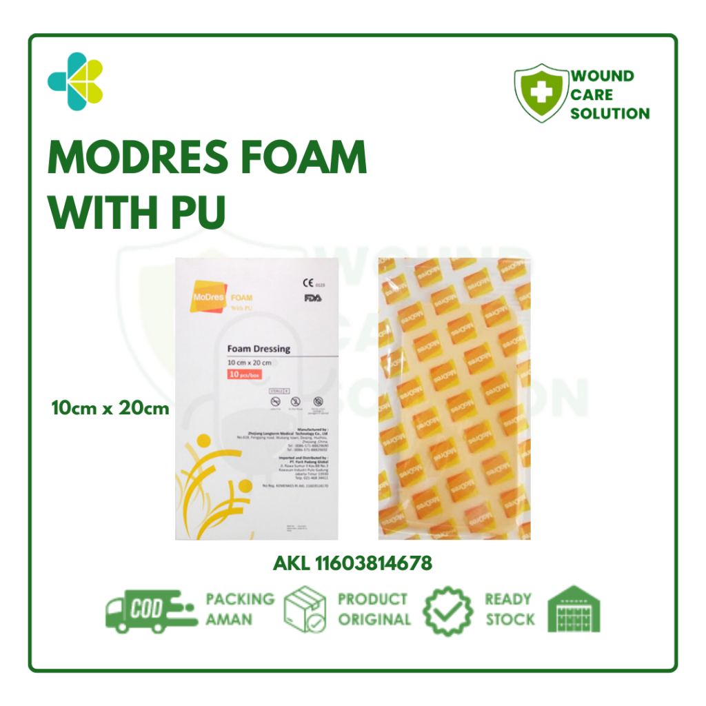 Jual Termurah!!!!!! Modres Foam with PU 10x20cm/Dermafix/Medica Foam ...