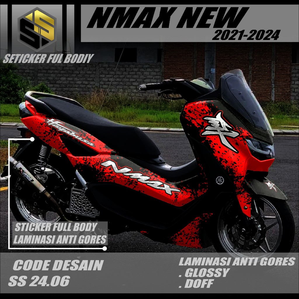 Jual Decal Nmax New Full Body - Stiker Nmax New Full Body Racing decal ...