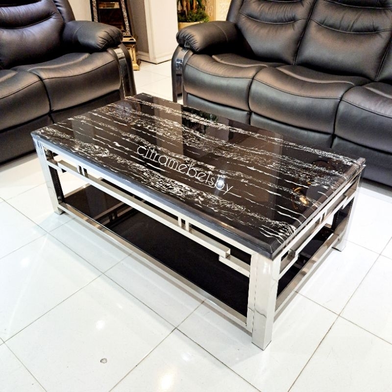 Jual Meja tamu top marmer | Shopee Indonesia