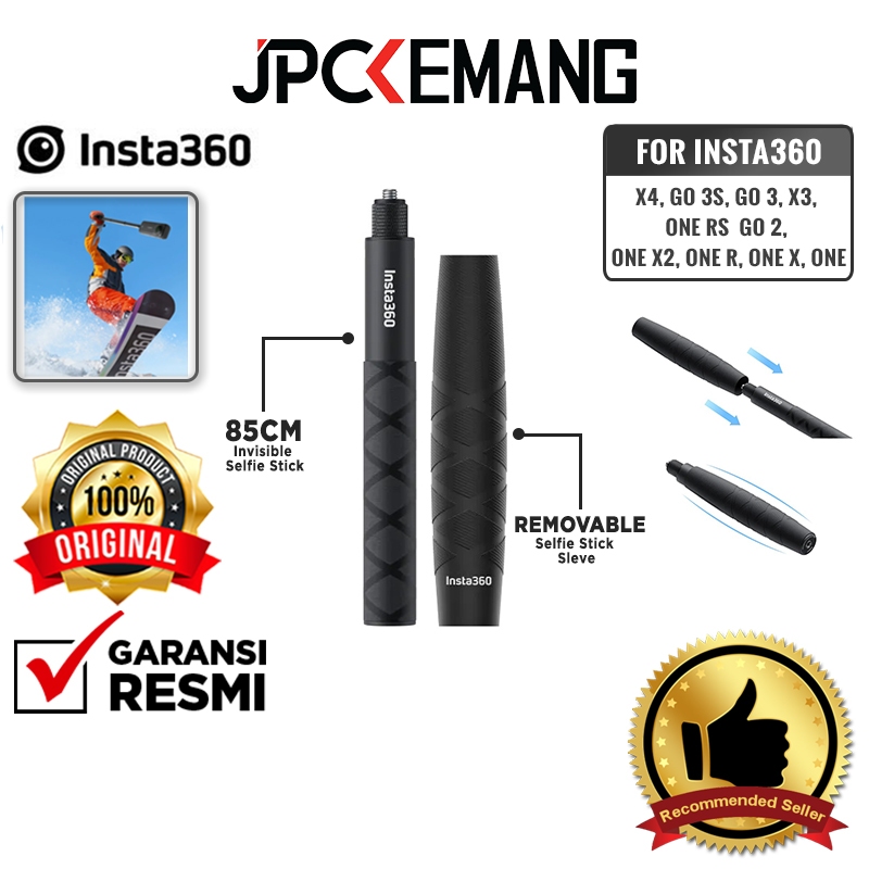 Jual Insta360 85CM INVISIBLE SELFIE STICK with SELFIE STICK SLEEVE ...