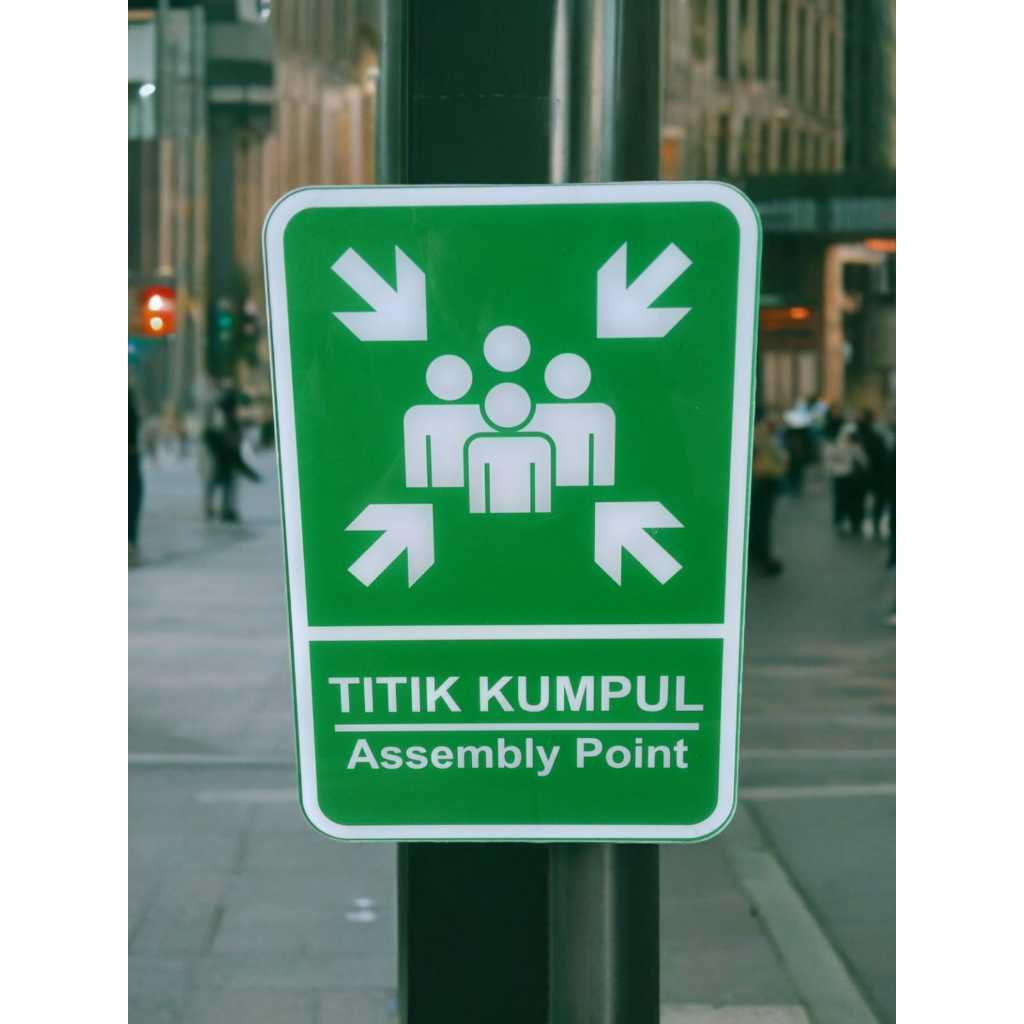 Jual RAC Sign Akrilik titik kumpul/rambu rambu titik kumpul | Shopee ...