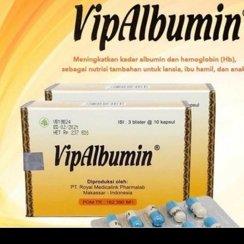 Jual VIP Albumin / VipAlbumin kapsul | Shopee Indonesia