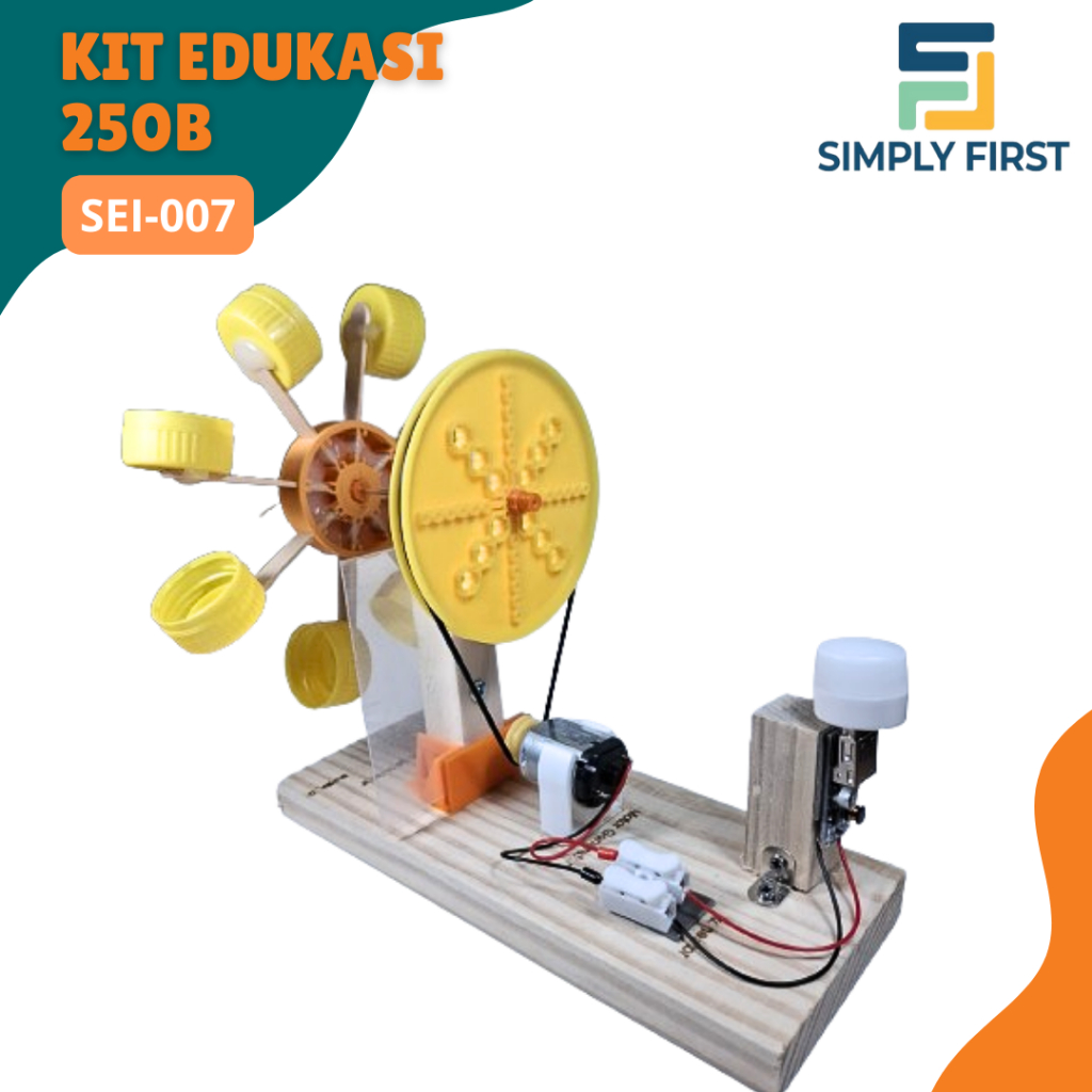 Jual KIT EDUKASI WATER TURBINE GENERATOR, diy project sain dan edukasi ...