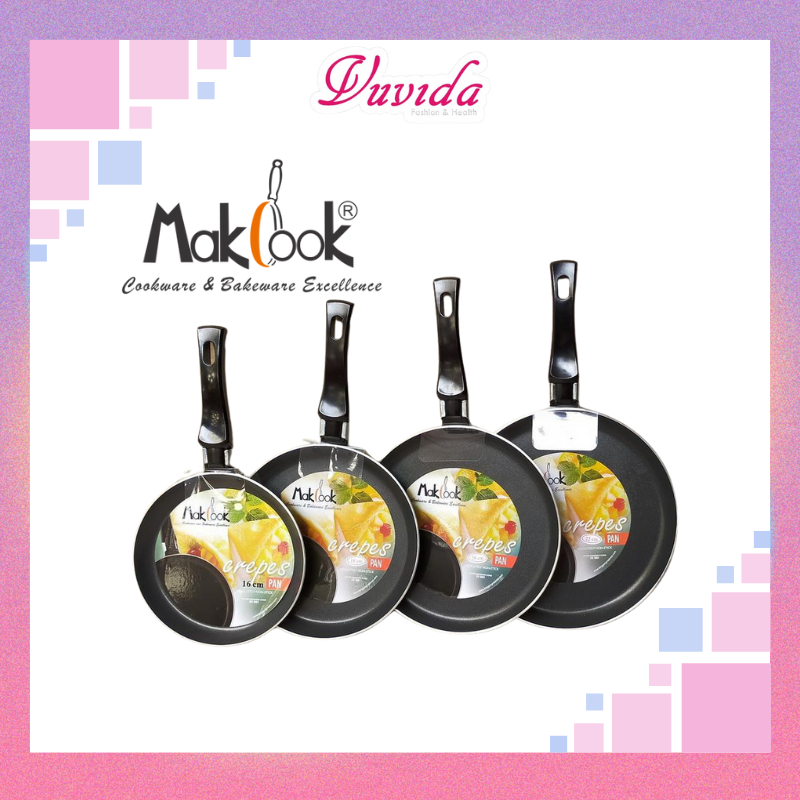 Jual VV - Makcook Crepes Pan Frypan Teflon / Teflon Kulit Lumpia Risol ...