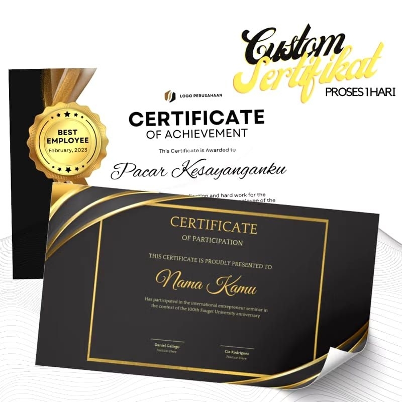 Jual SERTIFIKAT ACARA | CUSTOM DESIGN PIAGAM SERTIFIKAT BEST BOYFRIEND ...