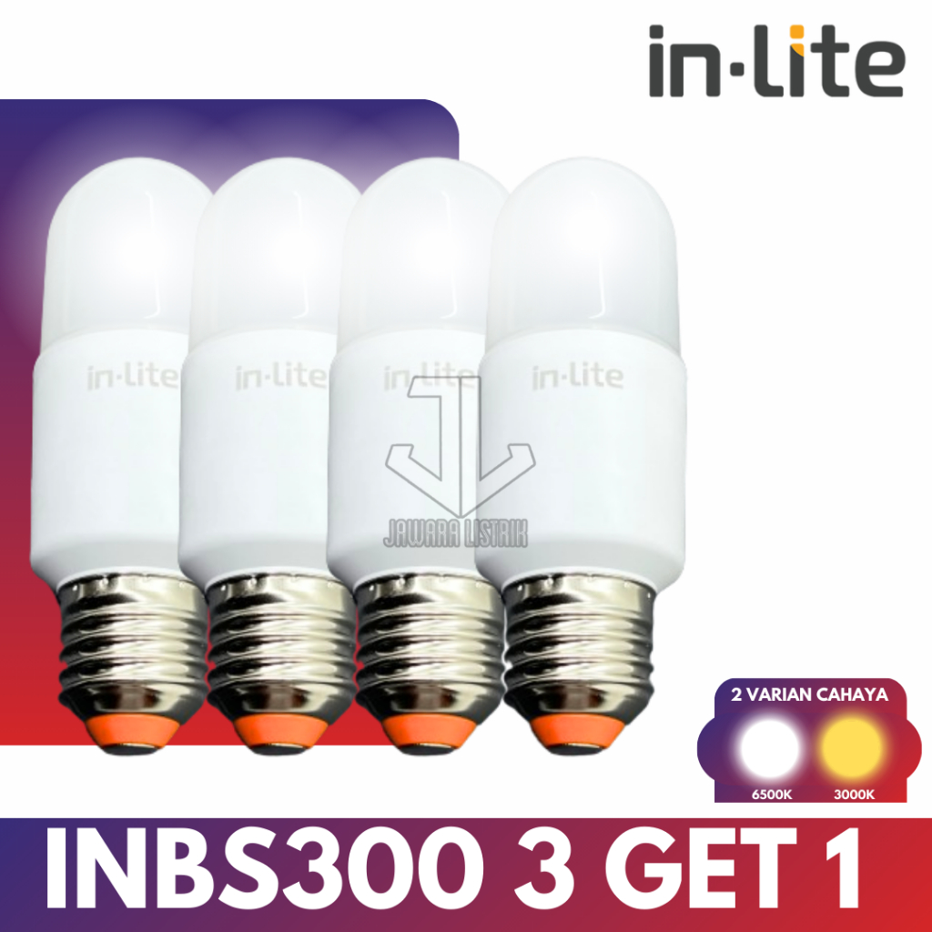 Jual IN-LITE INLITE INBS300 LAMPU LED STICK PAKET 3 GRATIS 1 3000K ...
