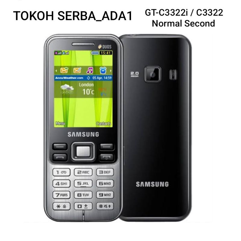 Jual Samsung Lakota GT-C3322 / GT-C3322i Normal Second | Shopee Indonesia