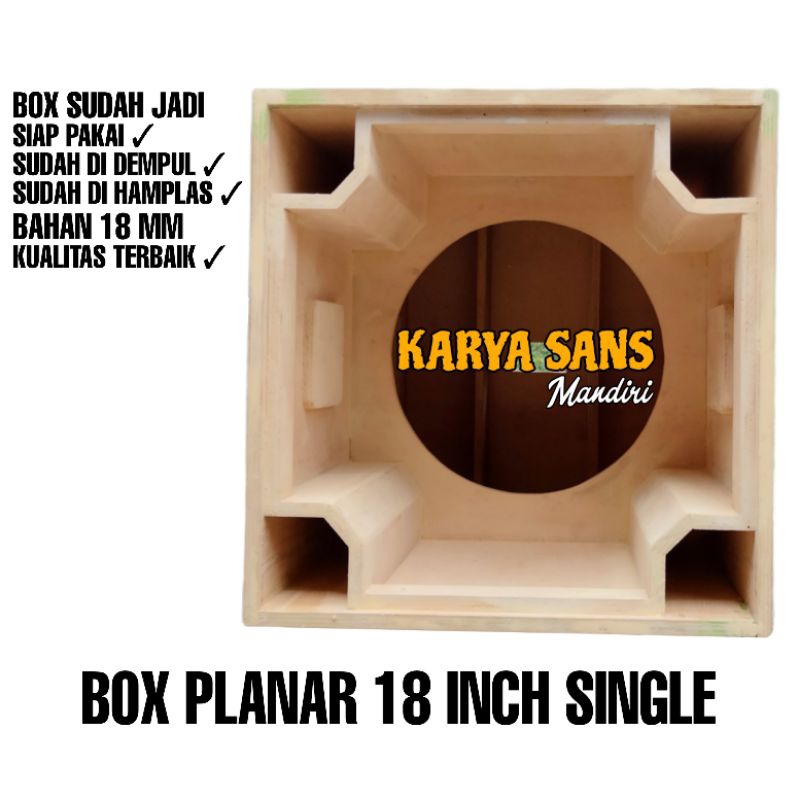 Jual Box speaker planar 18 inch single mentahan | Shopee Indonesia