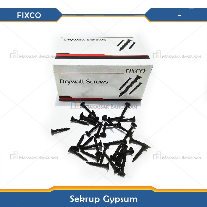 Jual Sekrup Gypsum FIXCO Skrup Gipsum Kayu Drywall 1 11/4 11/2 2 Inch ...