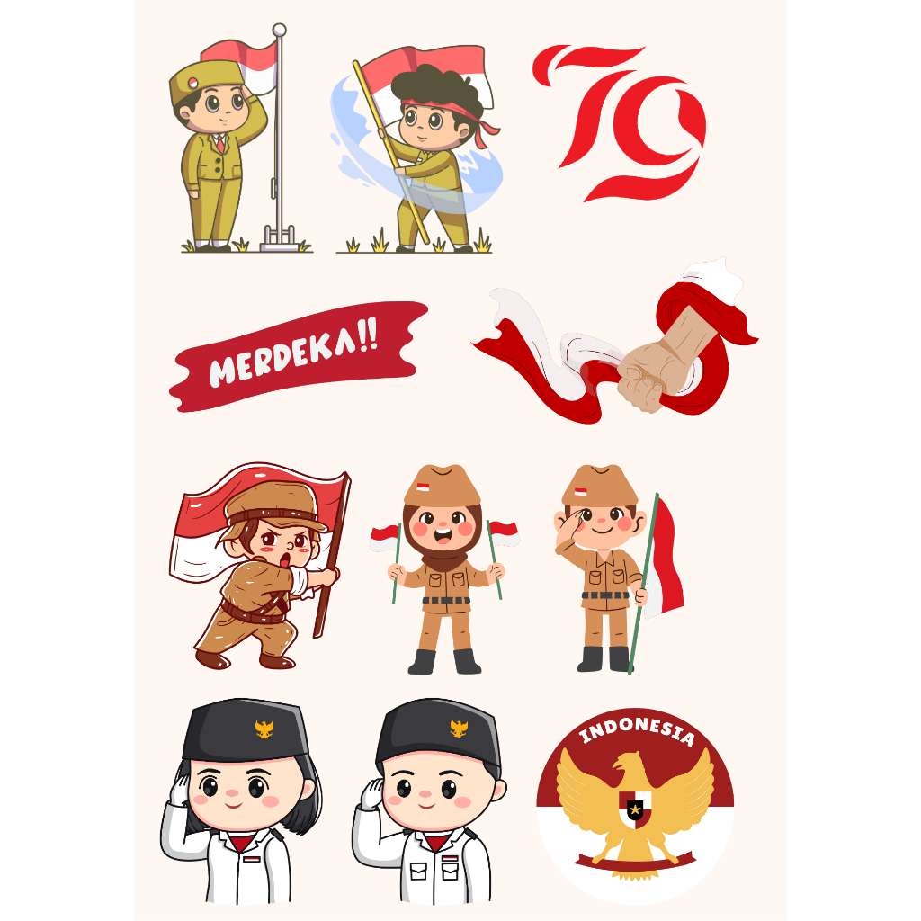 Jual Topper Cake / Tumpeng 17 Agustus HUT RI Dirgahayu Republik ...