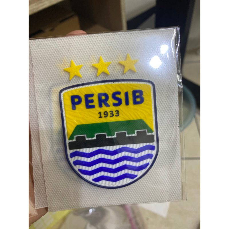Jual Logo persib bandung 3d , yang di kirim bintang ny udah 4 ya ...