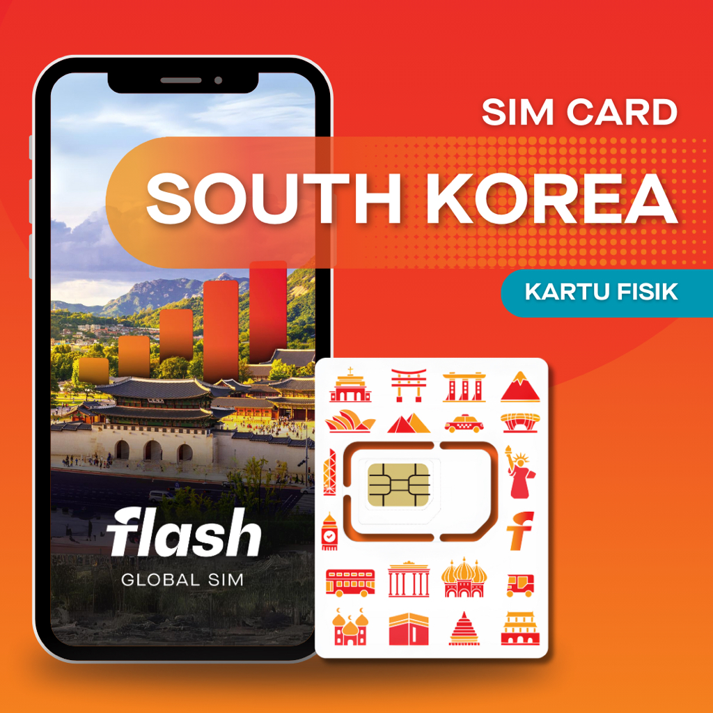 Jual SIM Card South Korea Big Data Flash Global SIM (Simcard Korea ...