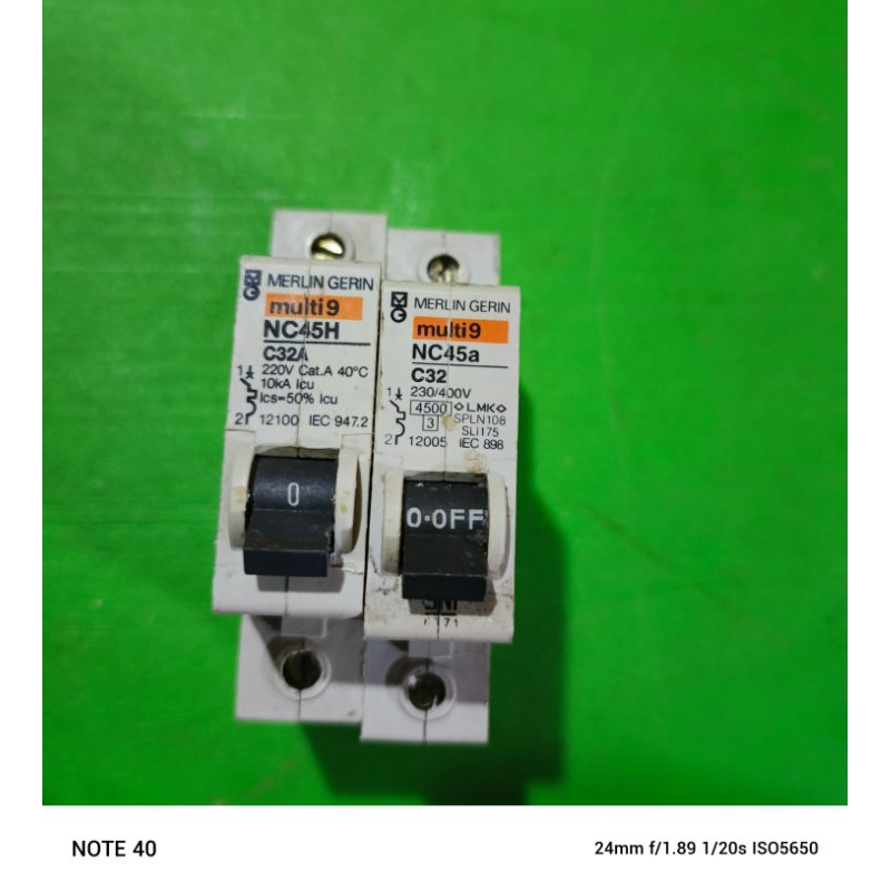 Jual mcb merlin gerin multi 9 nc45h nc45a c32a termurah | Shopee Indonesia