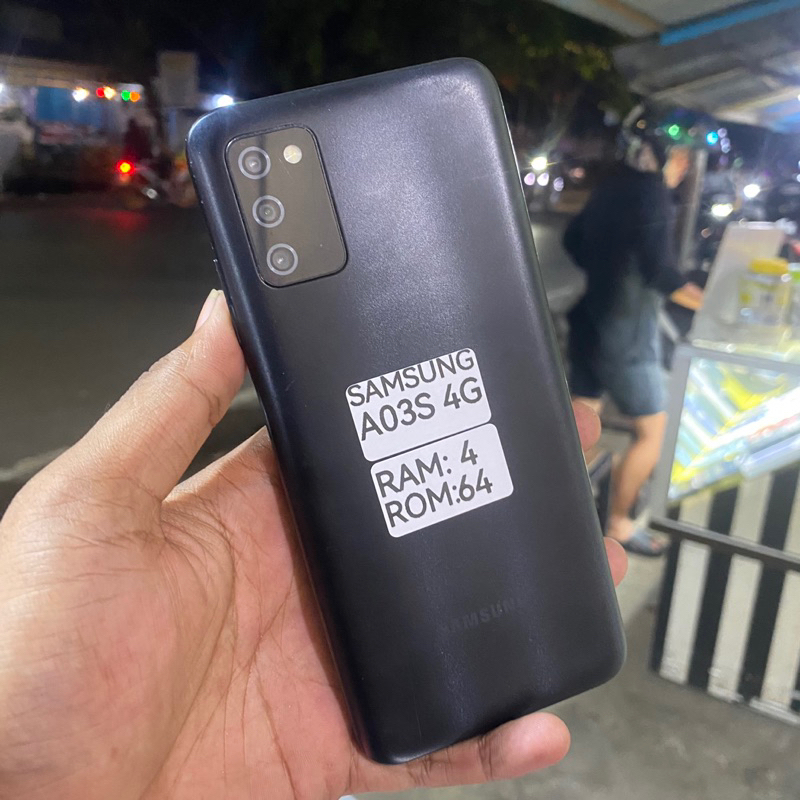 Jual SAMSUNG A03S 4/64 /Fullset/ / SECOND ORIGINAL /stock 1 unit ...