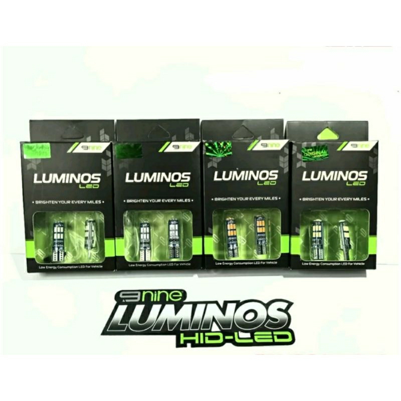 Jual Lampu LED T10 9nine Luminos senja sein plat mundur 15 Titik ...