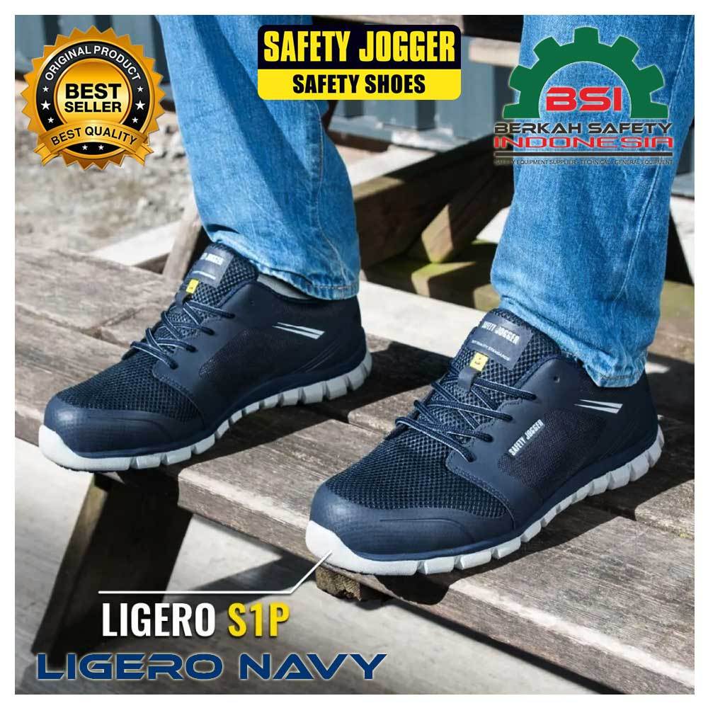 Jual Sepatu Safety Jogger LIGERO Navy - Sepatu Jogger 100% Original ...