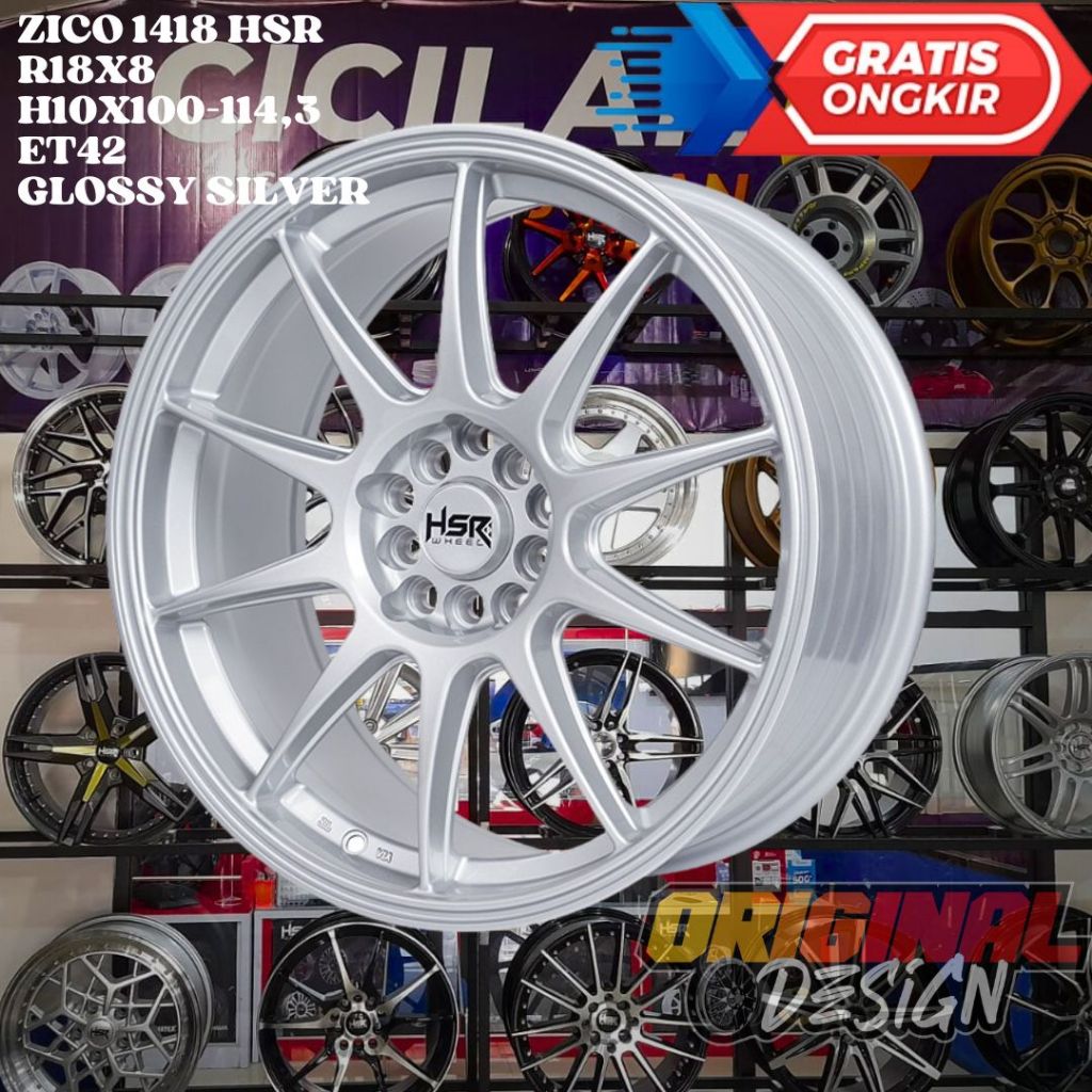 Jual Velg Mobil FT86 , SUBARU BRZ , NEW AVANZA , NEW XENIA , HSR ZICO RING 18 R18 | Shopee Indonesia
