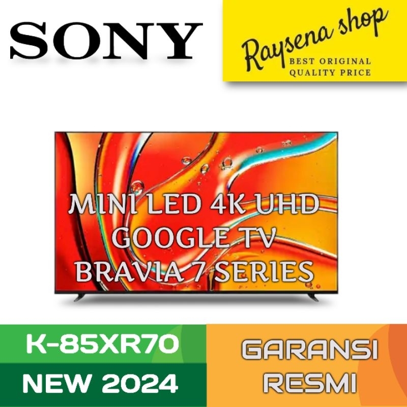 Jual Sony 85 INCH Sony Bravia 7 TV SERIES K-85XR70 SONY MINI LED 85 ...